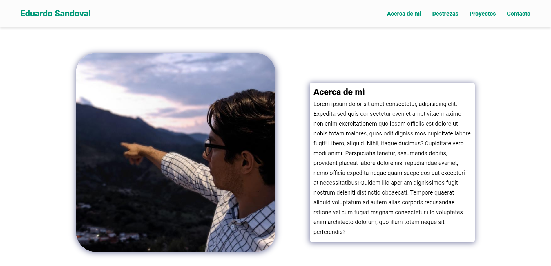 Eduardo Sandoval | Desarrollador Web